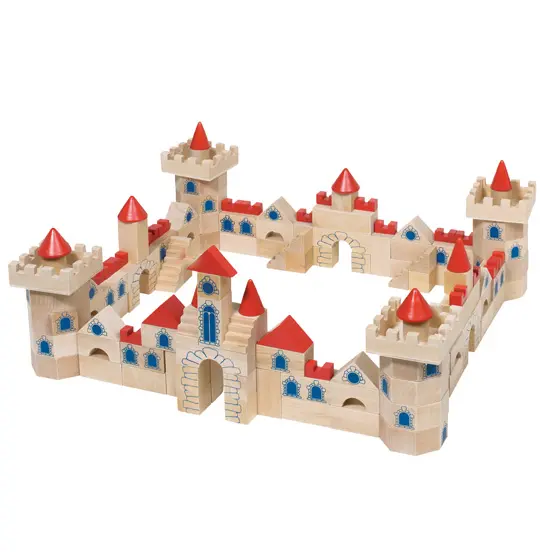 Drvene Kocke GOKI Blokovi Zamak 145 delova 0058984