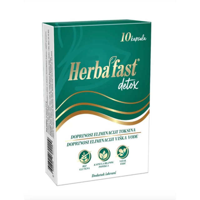 HERBAFAST DETOX 10 KAPSULA