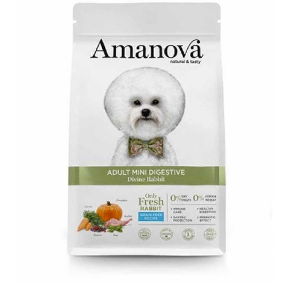 Amanova hrana za pse Adult Mini - Digestive Divine Zečetina 7kg