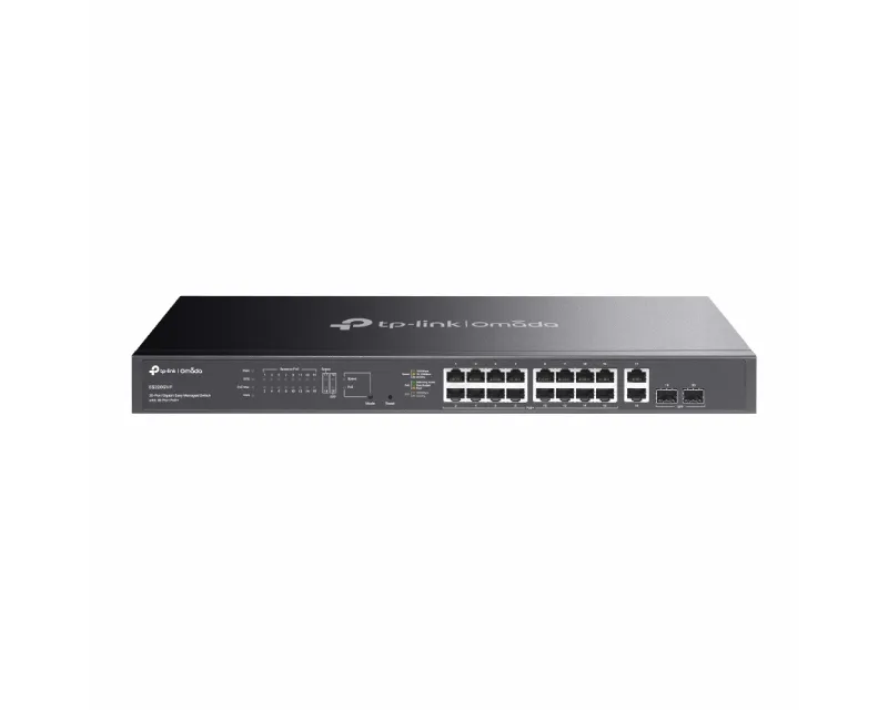 TP-LINK ES220GMP(UN) Omada 20-Port Gigabit Easy upravljivi Switch sa16-Port PoE+