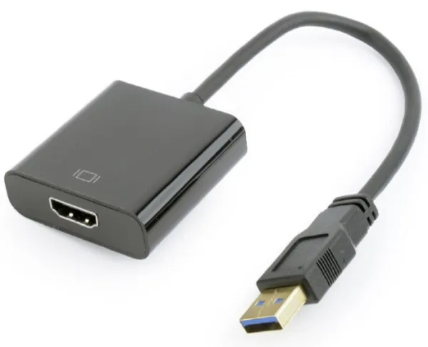 A-USB3-HDMI-02 Gembird USB 3.0 to HDMI display adapter, black
