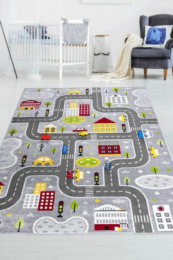 Conceptum Hypnose Tepih Gri Trafik, 160 x 230cm, Sivi