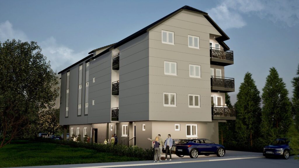 Jednoiposoban stan u izgradnji 43 m², I, II i III sprat, Obrenovac, Rvati, 1.930 €/m² (POVRAT PDV-a)