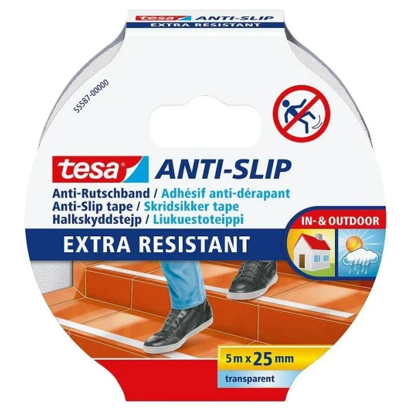 TESA Antiklizna traka za podove providna 5m-25mm/55587-11