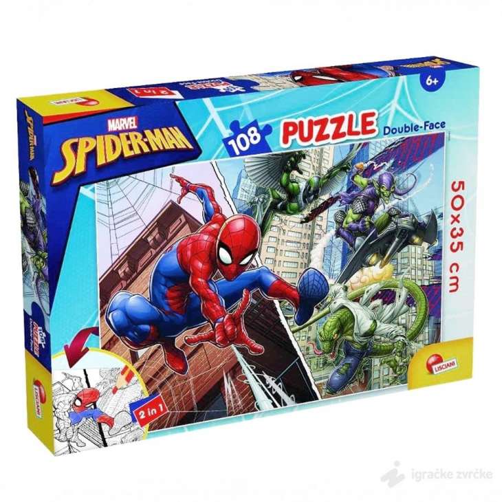 Slagalica MARVEL SPIDERMAN 2u1 (108 pcs)