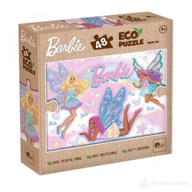 Slagalica Barbie Vile 2u1 (48pcs) ECO Lisciani
