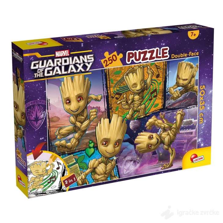 Slagalica Guardians of the Galaxy 2u1 (250pcs) Lisciani