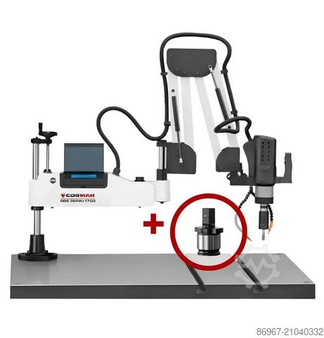 Mašina za navoje + adapter
CORMAK RGE36PWx1700 + adapter