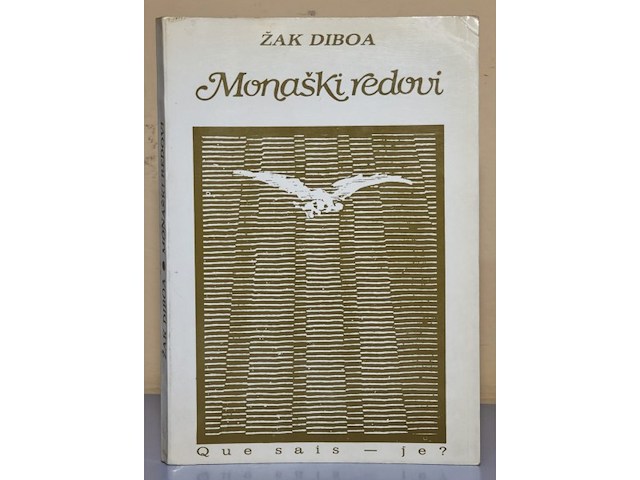 MONAŠKI REDOVI Žak Diboa