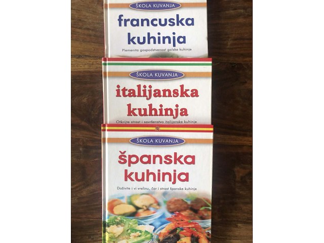 Francuska, Italijanska i Španska kuhinja