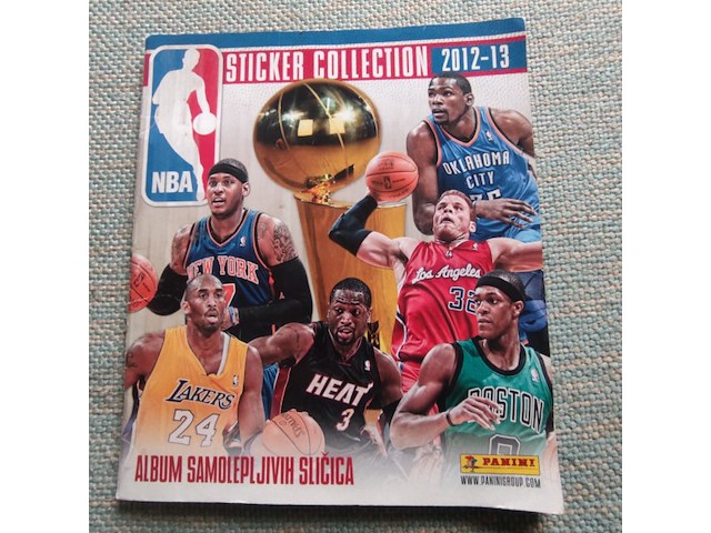 NBA sticker collection 2012-13