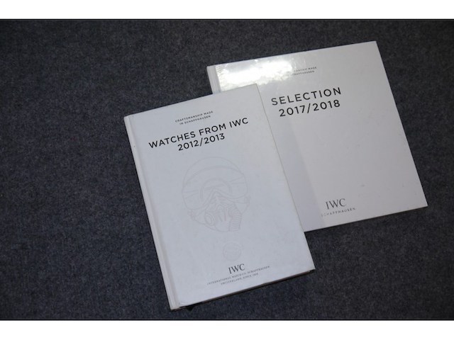 katalog ručnih satova IWC Schaffhousen 2012. i 2017.