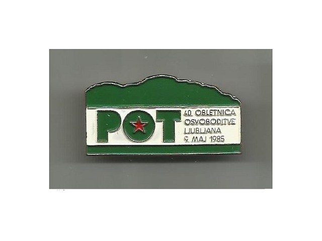 L0 POT LJUBLJANA 1985 znacka