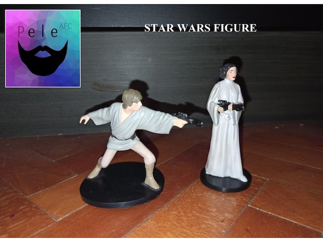 Star Wars figure Luke Skywalker i Princess Leia