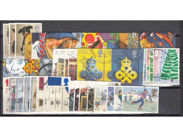 Velika Britanija 1990 prigodne, fale 2 marke