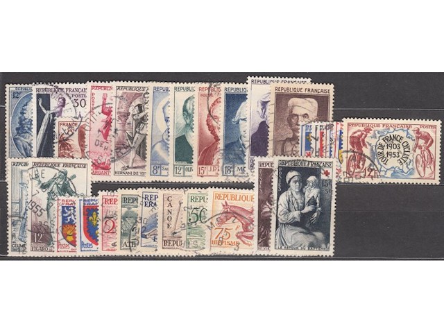 Francuska 1953 kompletna godina