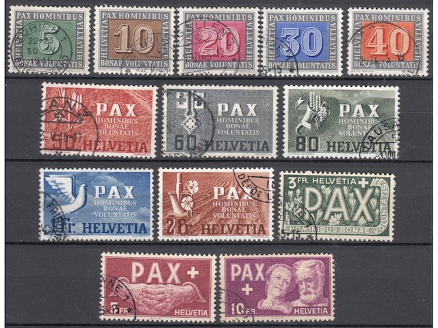Švajcarska 1945 PAX serija