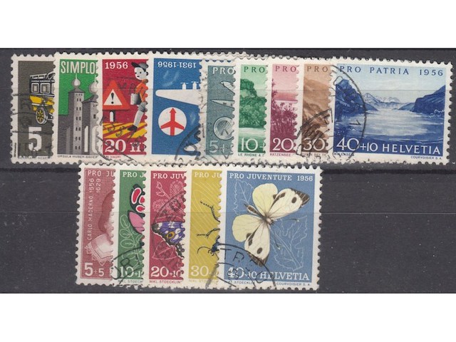Švajcarska 1956 kompletna godina