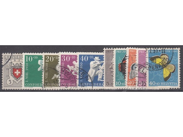 Švajcarska 1950 kompletna godina