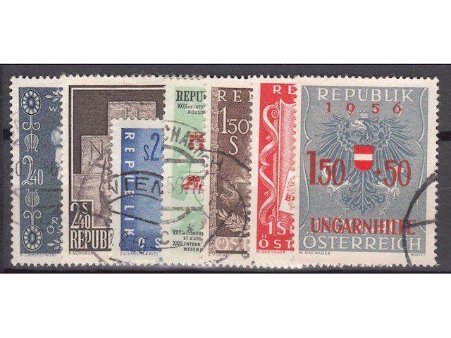 Austrija 1956 kompletna godina