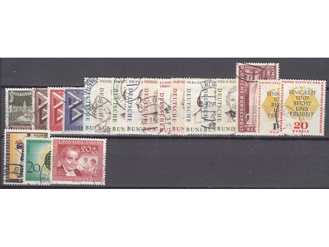 Nemačka (zapadna) 1957 kompletna godina