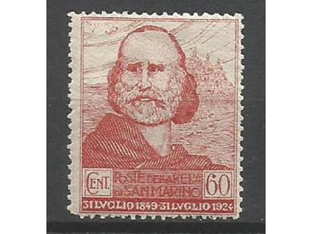 San Marino,75 god bekstva Garibaldija 1924.,čisto