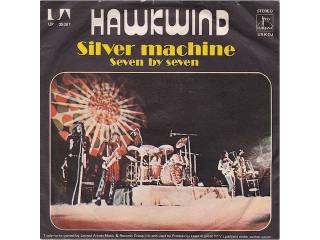 Hawkwind – Silver Machine Vinyl, 7`, 45 RPM, Single