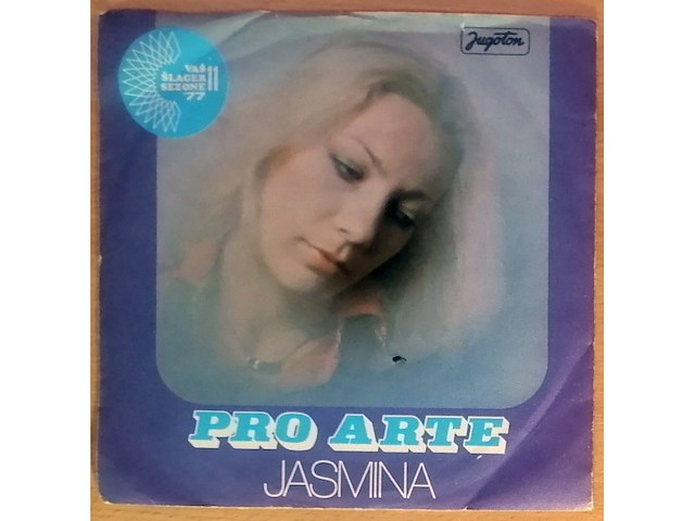 SP PRO ARTE - Jasmina (1977) 2. press, NM, ODLIČNA