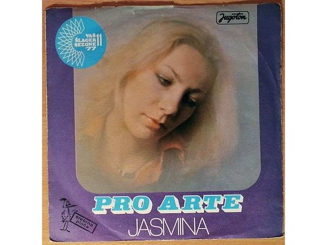SP PRO ARTE - Jasmina (1977) 3. press, NM, ODLIČNA
