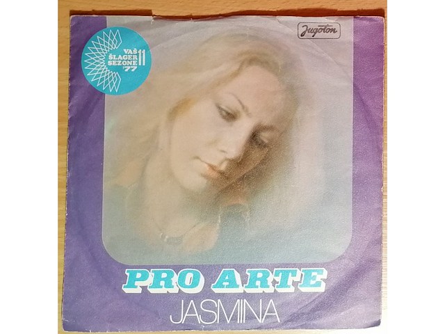 SP PRO ARTE - Jasmina (1977) 1. press, VG+, veoma dobra