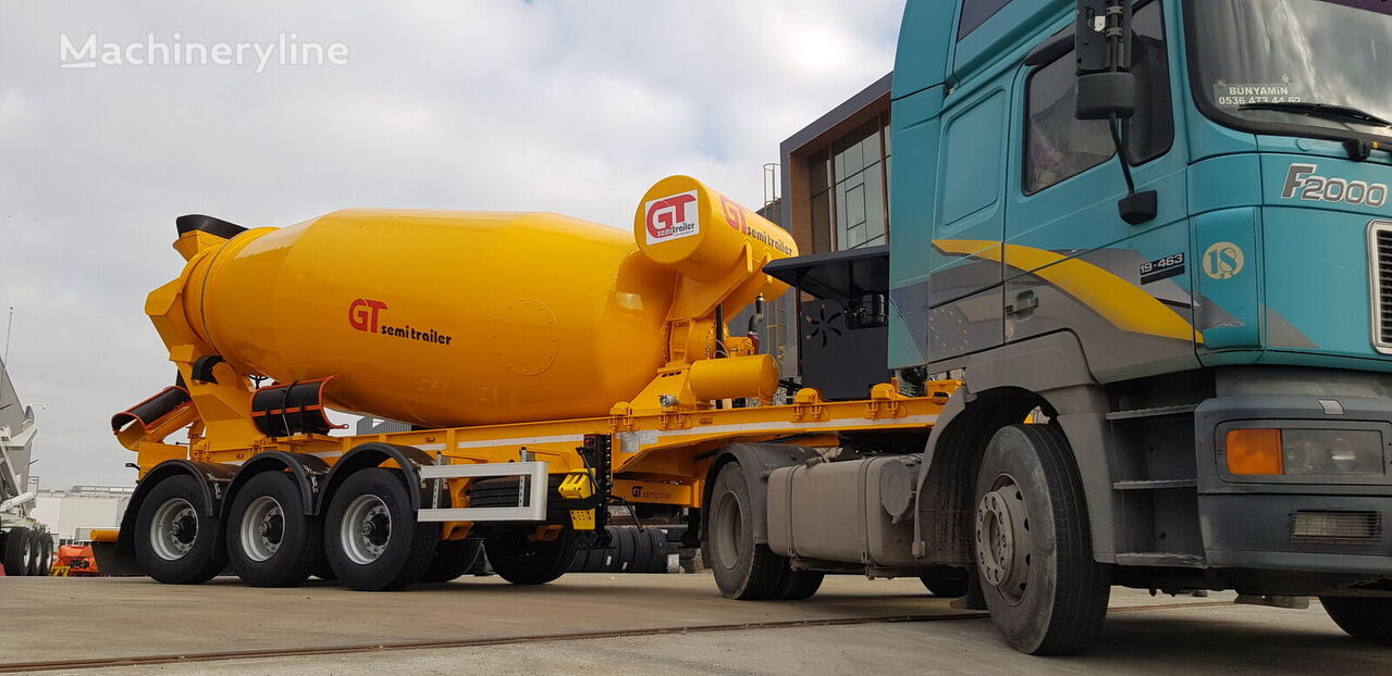 Novi Gürleşenyıl mixer semi trailers poluprikolica betonska mešalica