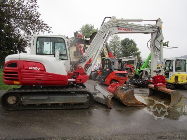 Mini bager
Takeuchi TB 290-2 Powertilt-Schnellwechsler-Klima-4 Löffel