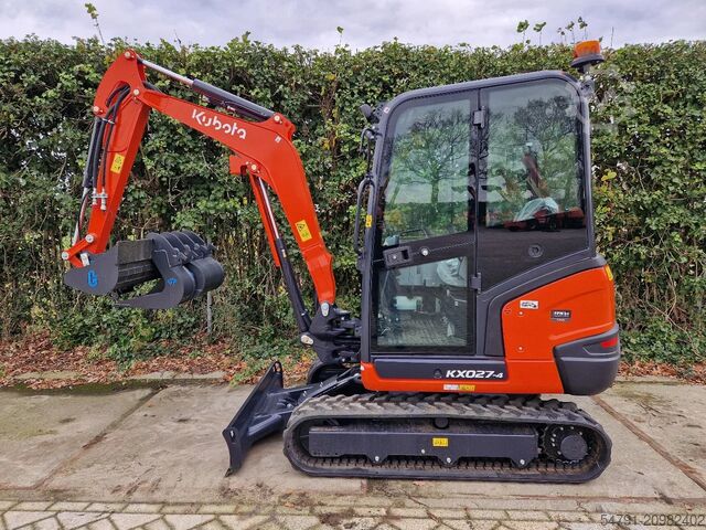 Mini bager
Kubota KX027-4 Hi-spec (NIEUW)