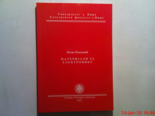 VESNA PAUNOVIC - MATERIJALI ZA ELEKTRONIKU