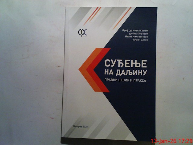 SUDJENJE NA DALJINU - PRAVNI OKVIR I PRAKSA - GRUPA AUT