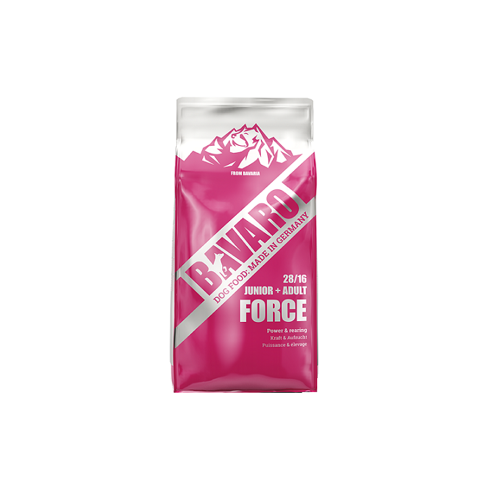 Josera Bavaro: Hrana za odrasle pse i pse u razvoju Force Junior & Adult, 18 kg