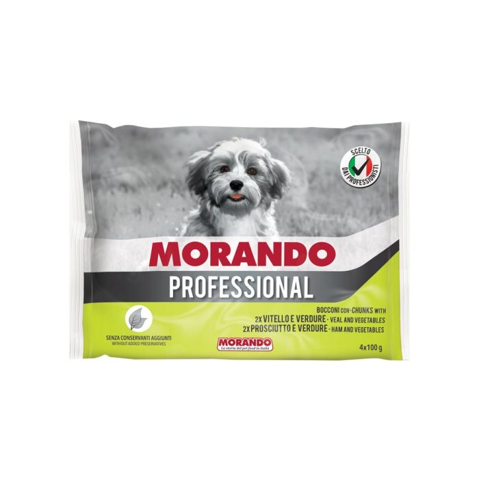 Morando: Vlažna hrana za pse Adult Multi Pack Professional, 4x100 gr