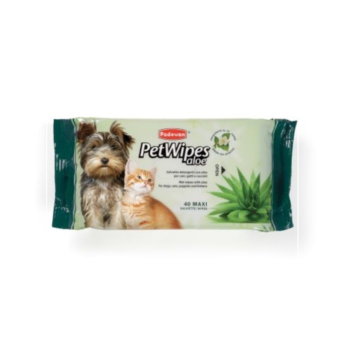 Padovan: Vlažne maramice za ljubimce Pet Wipes Aloe, 24 kom