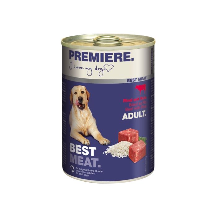 Premiere: Konzerva za pse Adult Best Meat, 400 gr