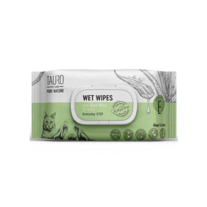Tauro: Vlažne maramice Aloe Vera Wet Wipes, 40 kom