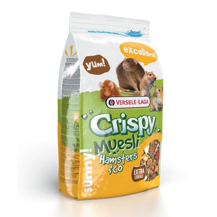 Crispy: Hrana za hrčkove i ostale male glodare Muesli Hamsters & Co