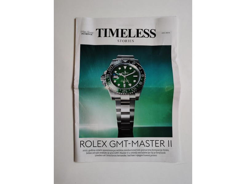 ROLEX TIMELESS STORIES ZA 2025 25026 MAGAZIN