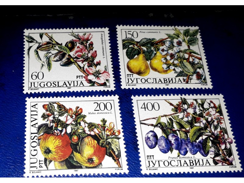 YU 1987 MNH - flora