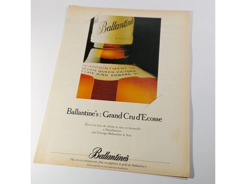 Ballantine's Scotch Whisky (Reklama)