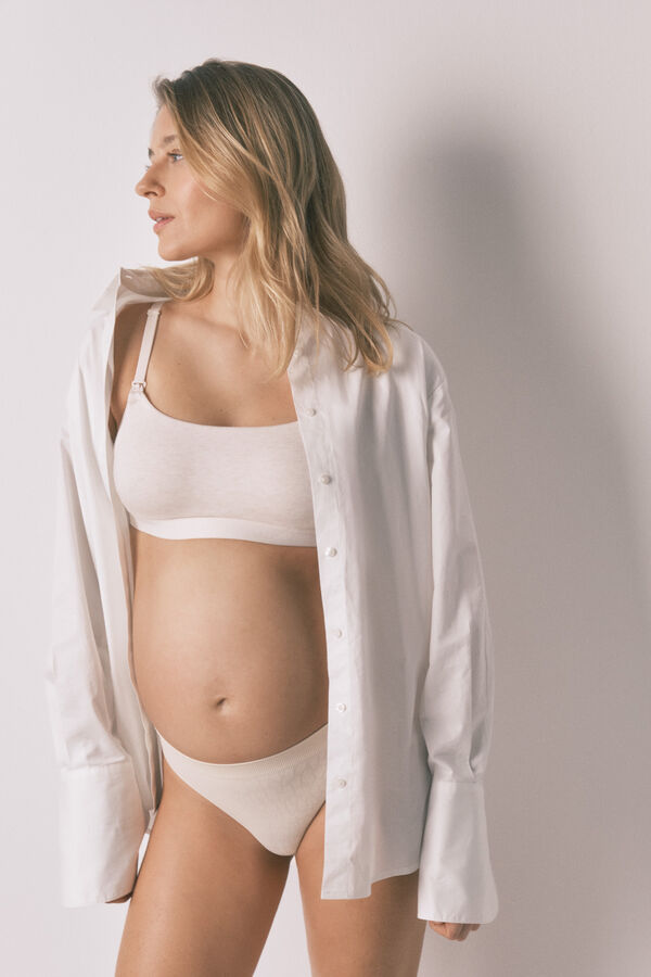 Baumwoll-Top-BH Maternity
