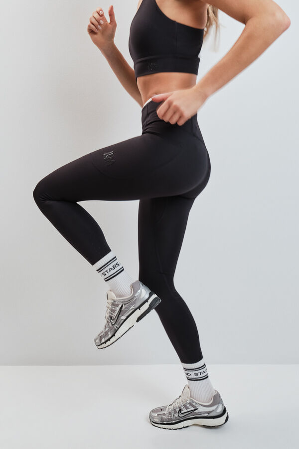 Schwarz 4D STRETCH Leggings