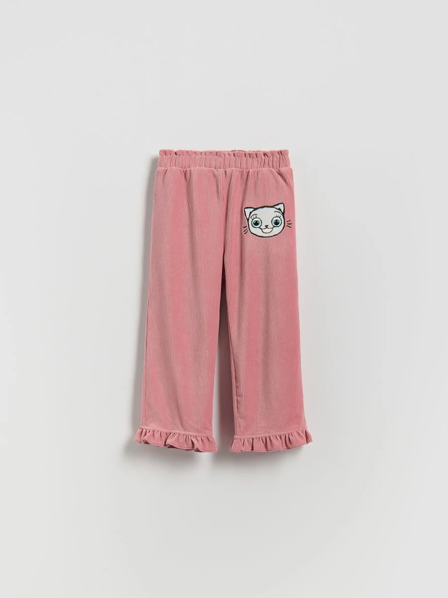 Samtene pantalone Kitty Kotty