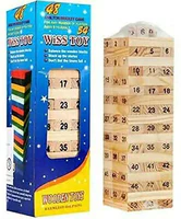 Jenga - Drvena Drštvena Igra za Sve Generacije
