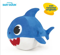 Baby shark plava plišana muzička beba ajkula