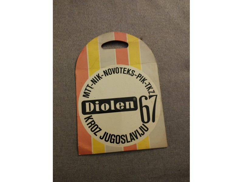 Diolen Kroz Jugoslaviju singl ploca(plavi singl)Jugoton